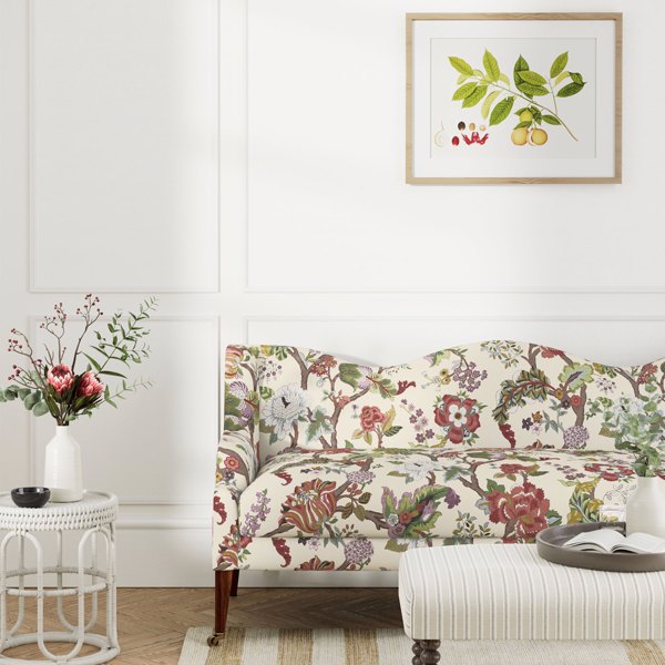 Fusang Tree Cinnabar Red Fabric | Sanderson by Sanderson Design