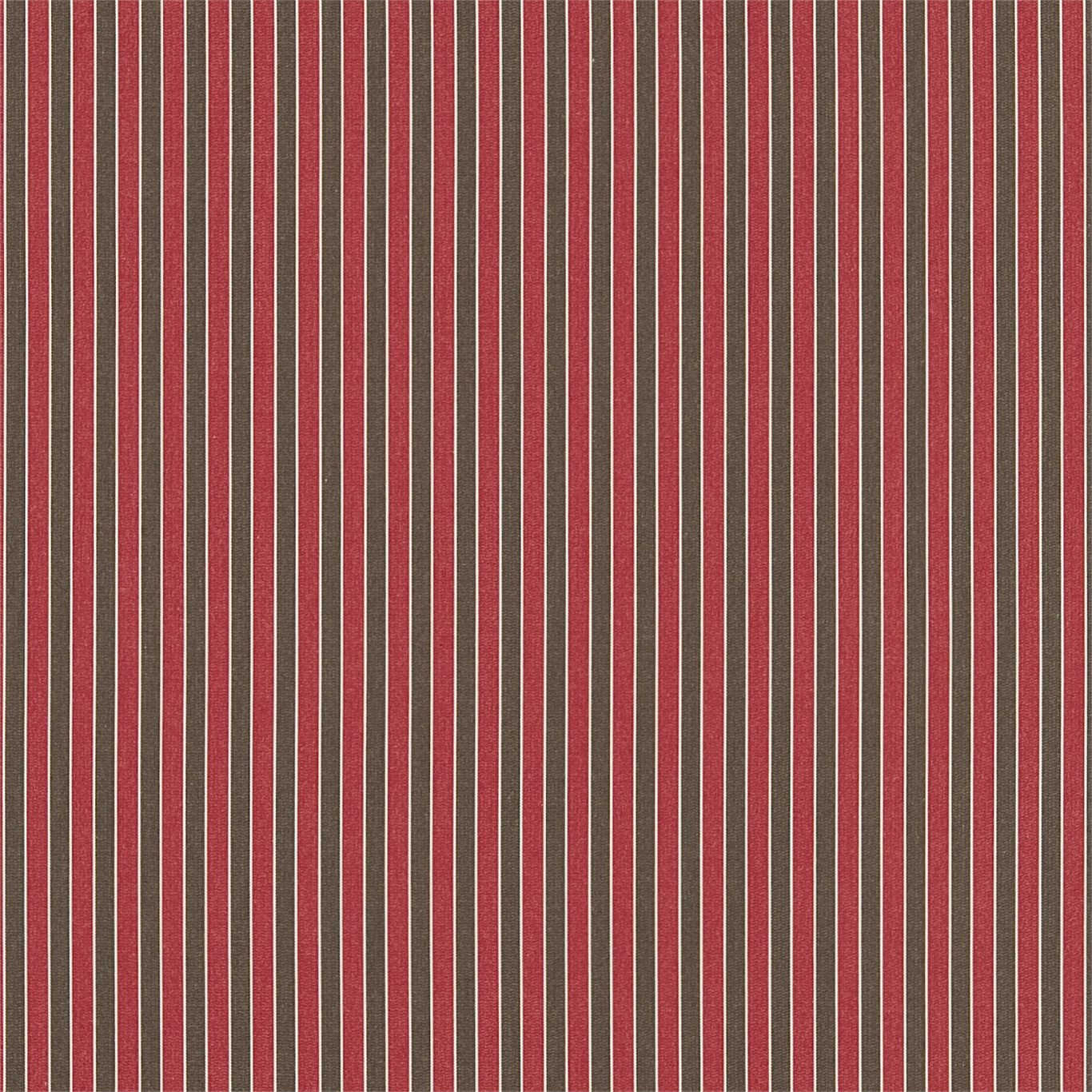 Sutton Red/Chocolate Fabric | Sanderson by Sanderson Design