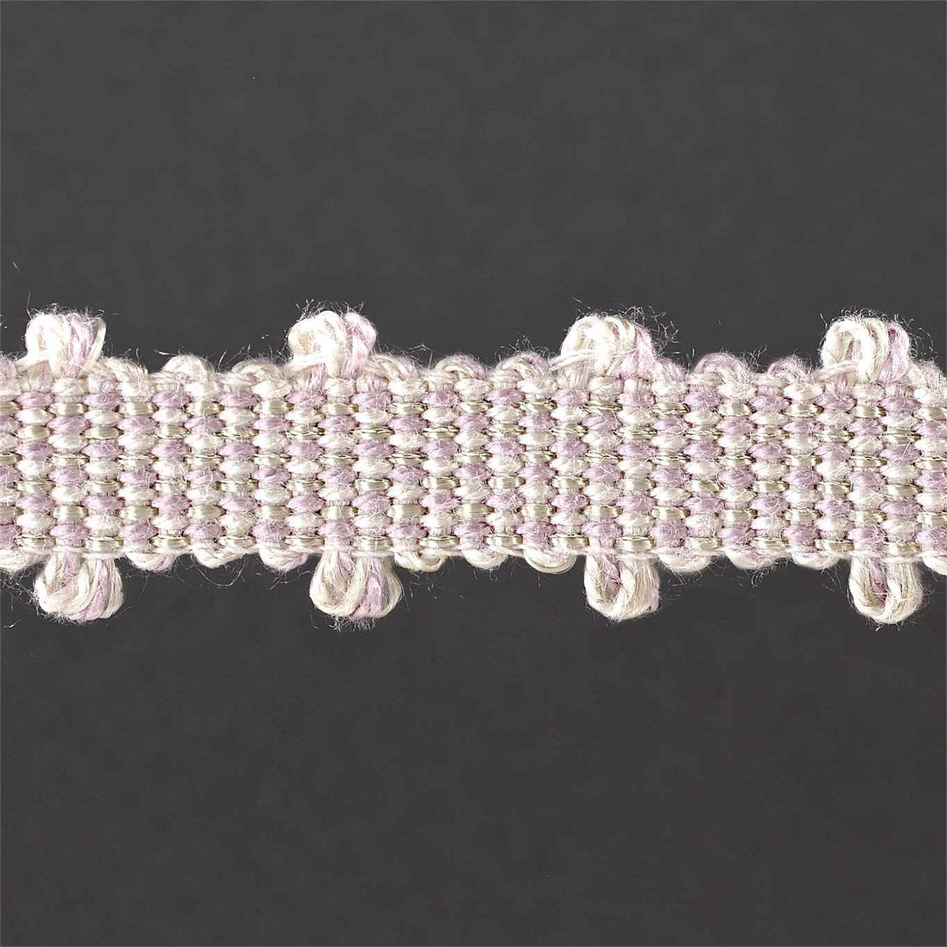 Picot Braid Rose Quartz Trimmings | Zoffany by Sanderson Design