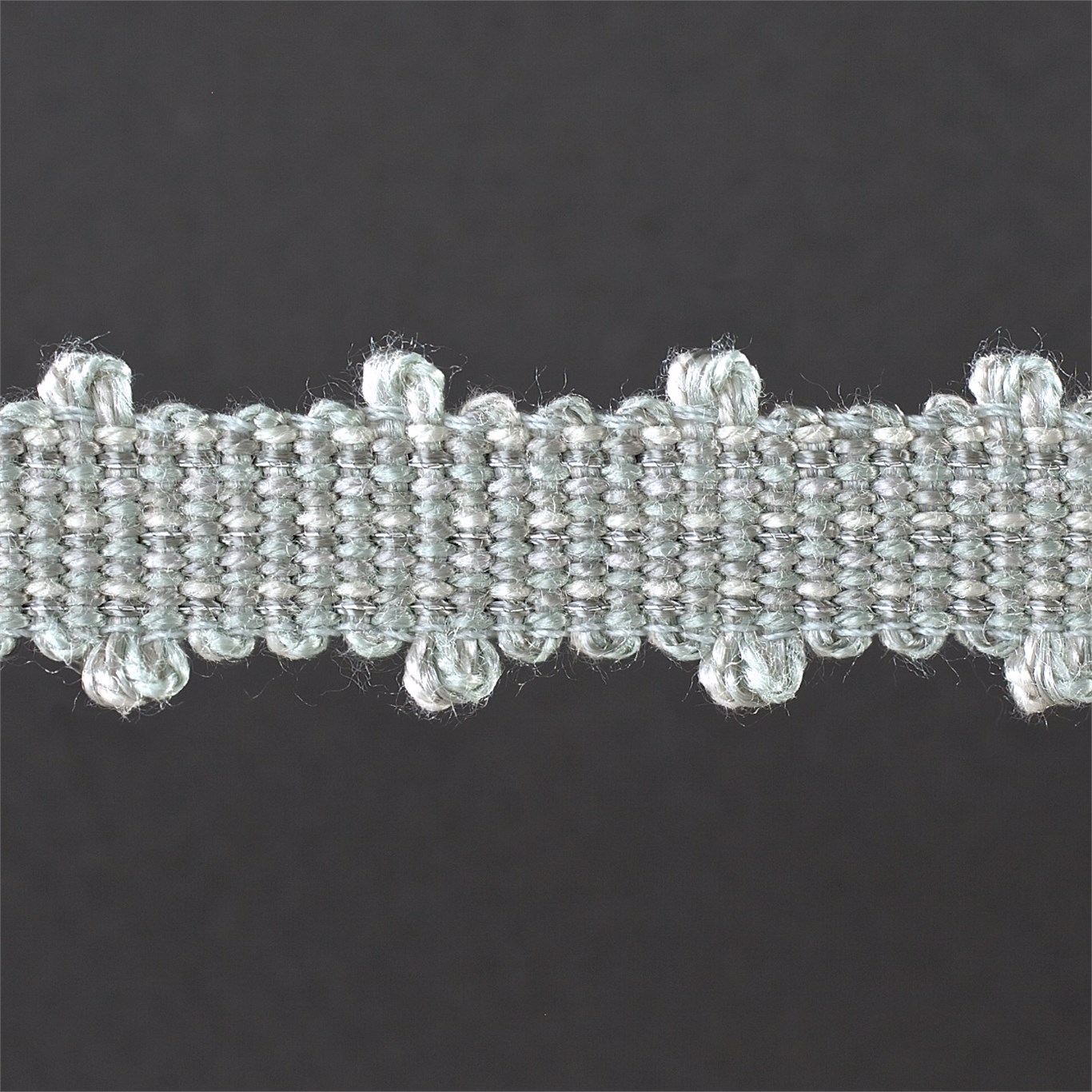 Picot Braid Mid Blue Trimmings | Zoffany by Sanderson Design