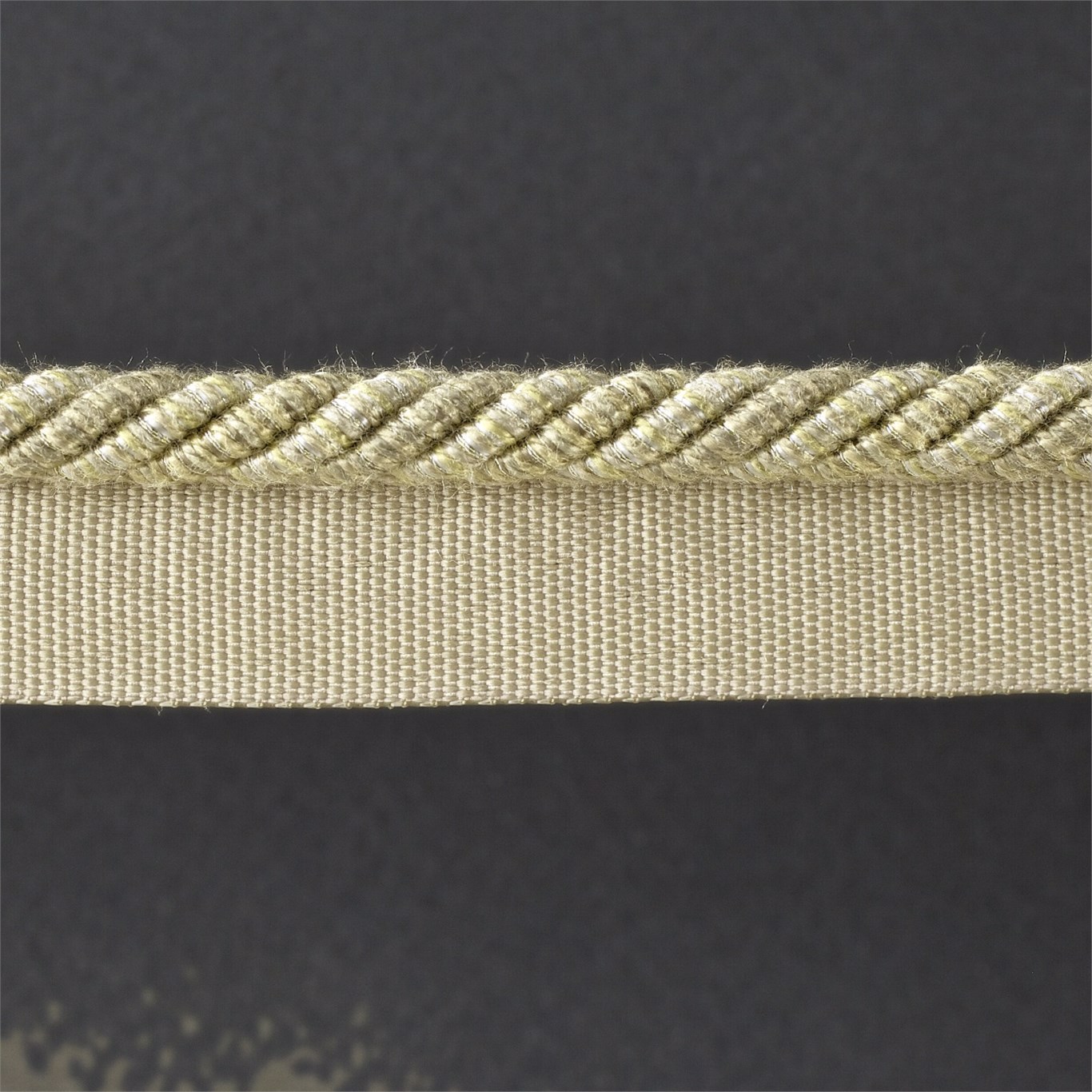 Flanged Cord Soft Gold Trimmings | Zoffany by Sanderson Design